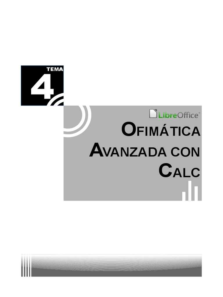 Ofimatica Avanzada Calc | PDF | Hoja de cálculo | Informática