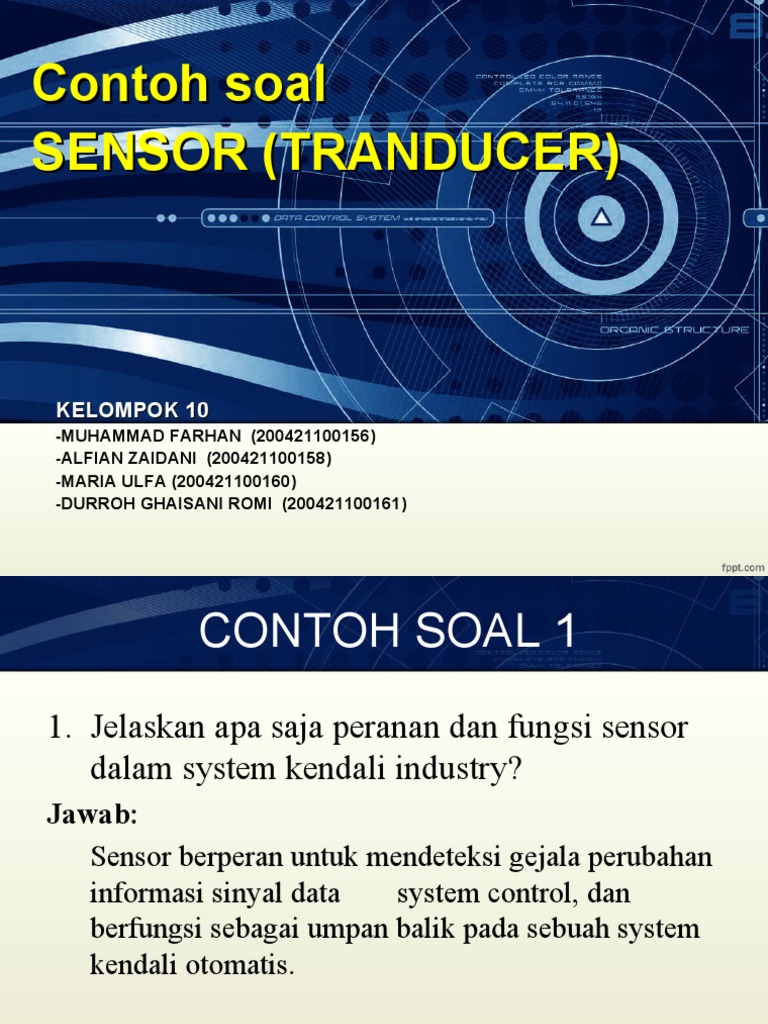 Peran dan Fungsi Sensor dalam Elektronika | PDF