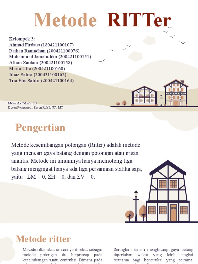 Mekanika Teknik Metode Ritter | PDF