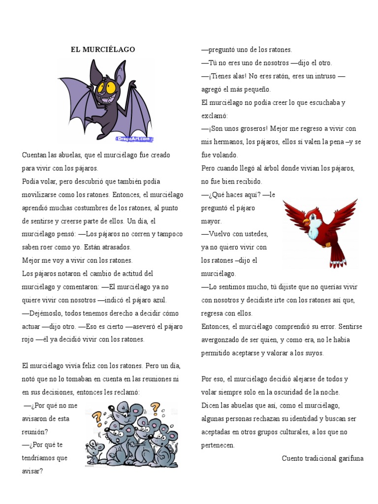Clase 1 El Murciélago | PDF | Murciélago | Aves