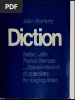 Diction For Singers - Joan Wall | PDF