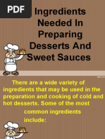 Plating and Presenting Desserts Guide | PDF