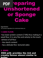 Introduction To Cake | PDF | Cakes | Food Ingredients
