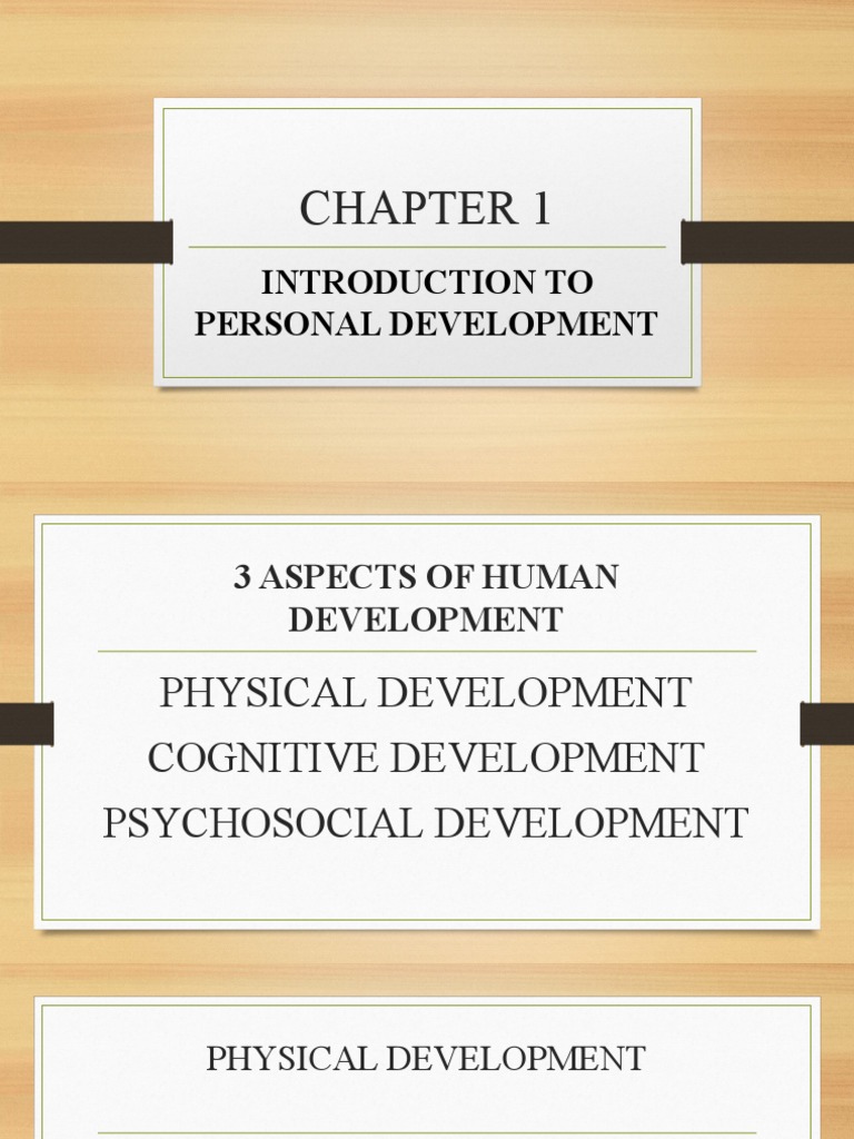 Three Aspects of Human Development: An Introduction to Physical ...