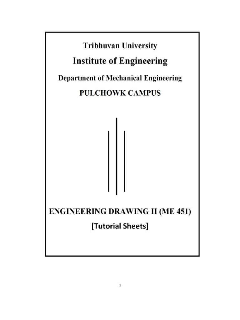 Engineering Drawing II Tutorial | PDF | Engineering Tolerance ...