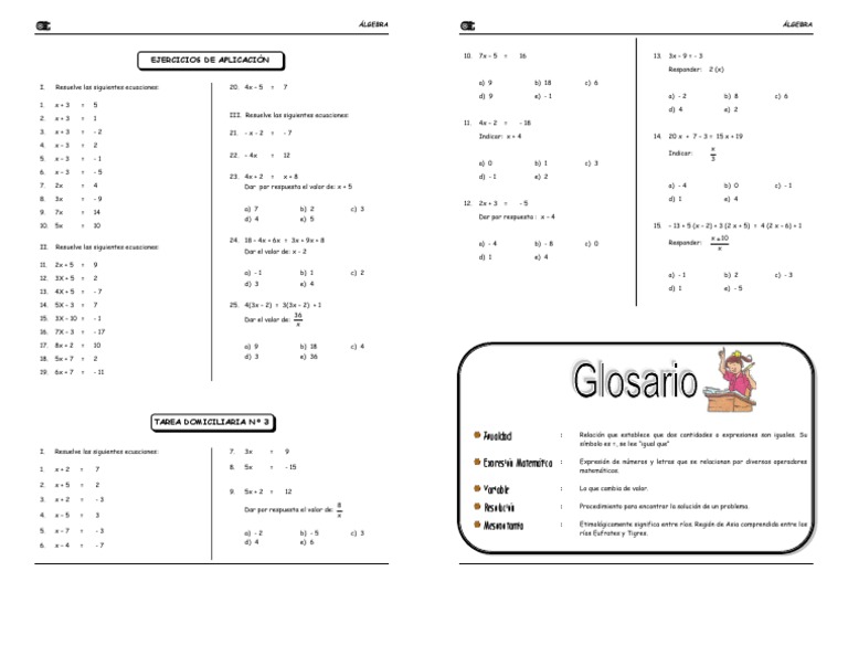 Imprimir 2 Copias | PDF | Ecuaciones | Matemáticas