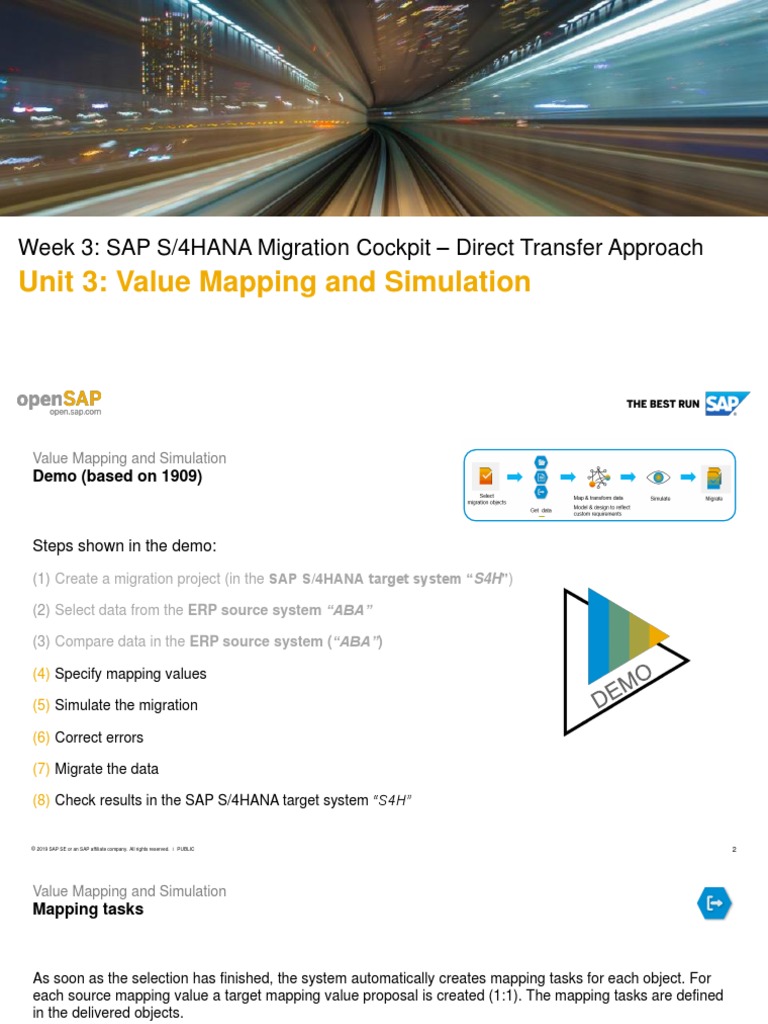 openSAP s4h16 Week 03 Unit 03 VMASI Presentation | PDF | Simulation | Computing
