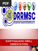Earthquake Drill Instructions | PDF