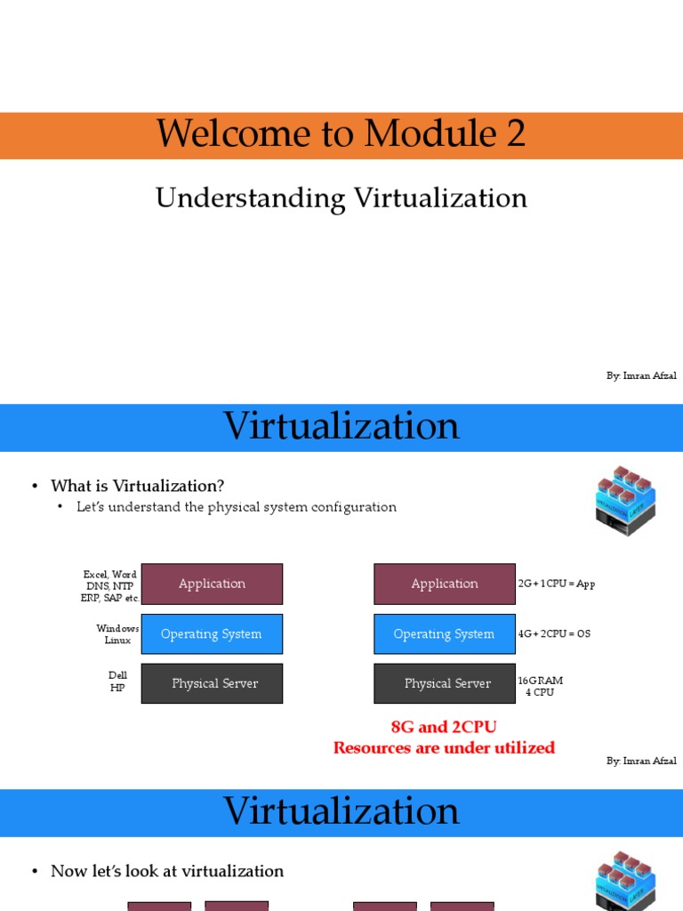 Welcome To Module 2: Understanding Virtualization | PDF ...