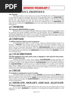 Avid Vocabulary Word Bank | PDF | Darth Vader | The Raven