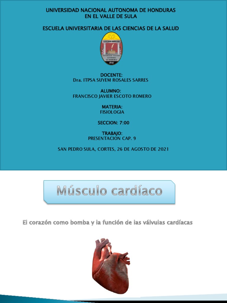 Presentacion Cap. 9-Francisco Javier Escoto Romero. | PDF | Corazón ...