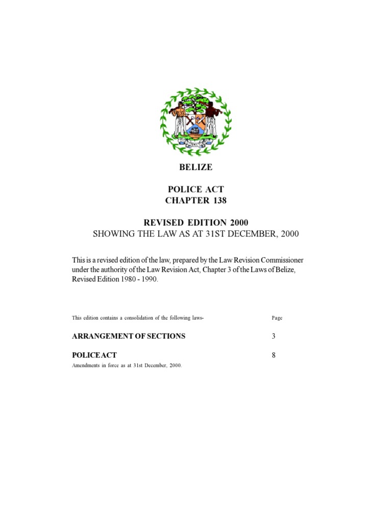 Police - Act 138 | PDF | Police | Arrest