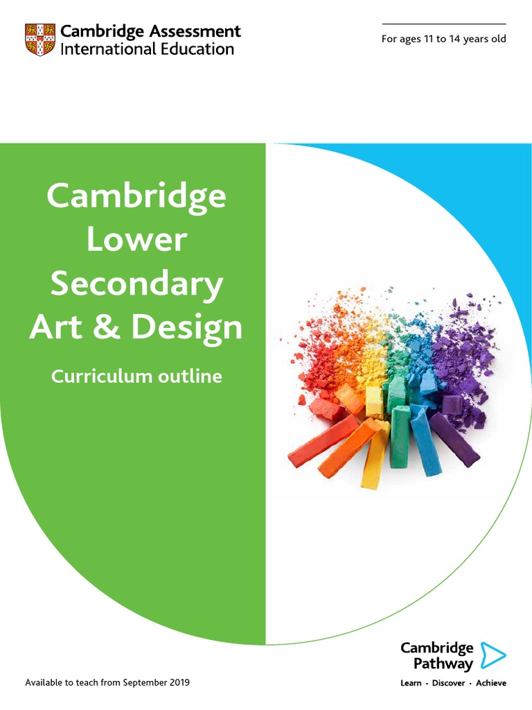Cambridge Lower Secondary Curriculum Outline Art Design | PDF ...