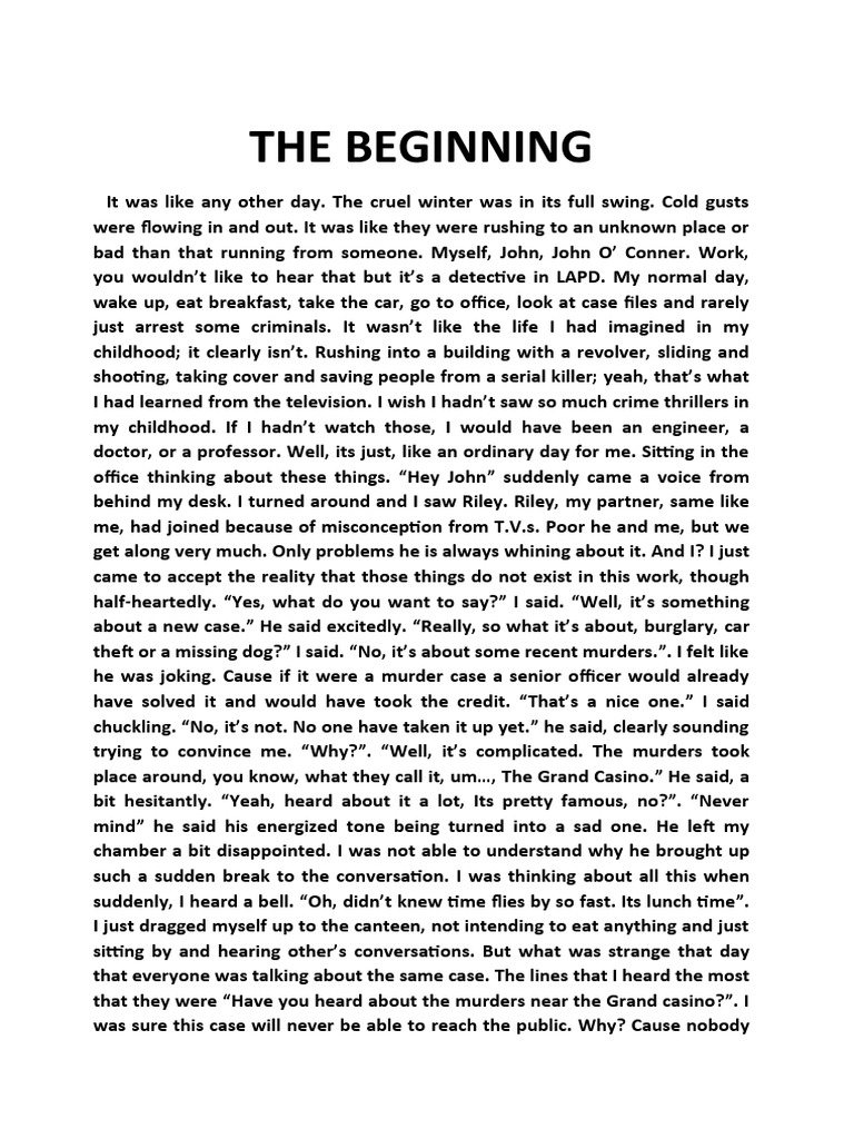 The Beginning Pdf