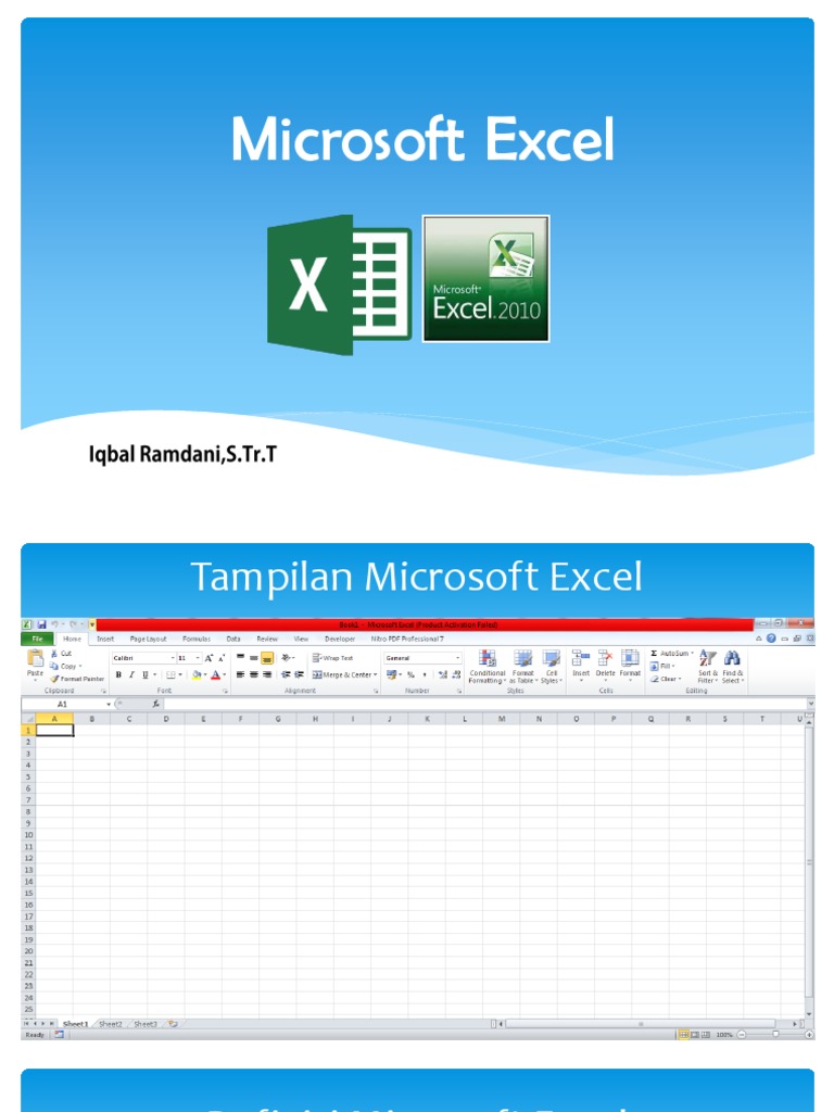 Microsoft Excel Dan Rumus | PDF | Metode & Bahan Ajar | Komputer
