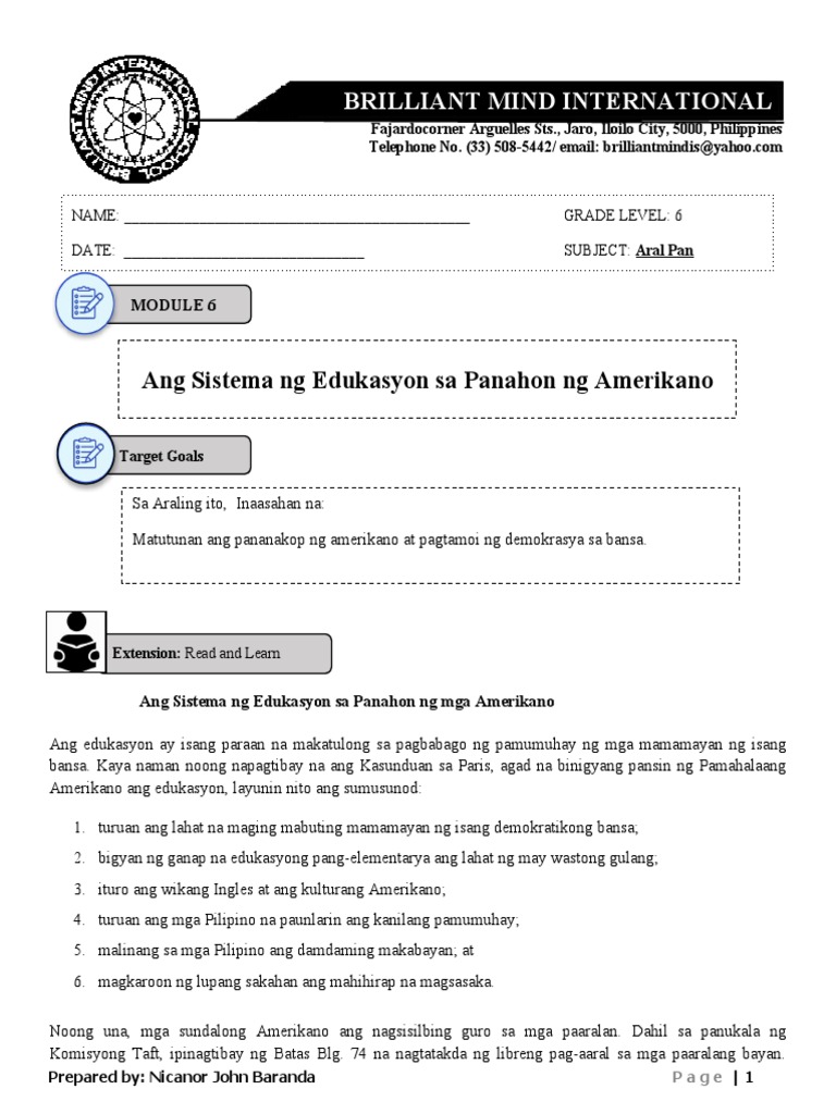 AP 6 (2nd Quarter) | PDF