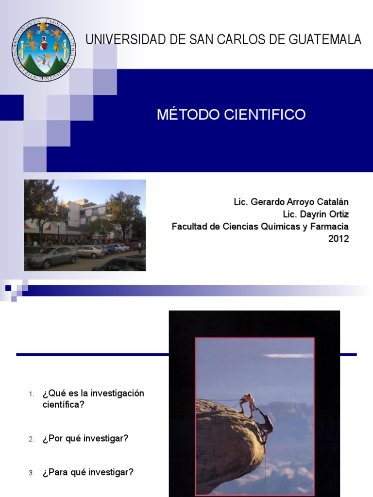 Metodo Cientifico .2 Presentacion | PDF | Método científico | Teoría