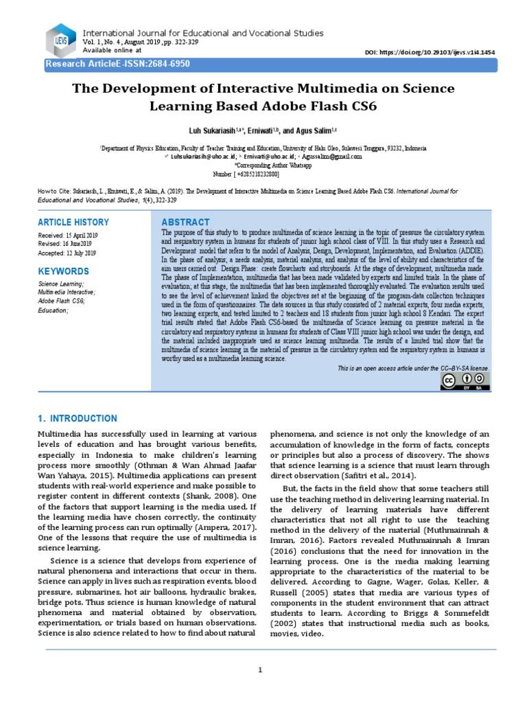 Interactive Multimedia for Science Learning | PDF | Educational ...