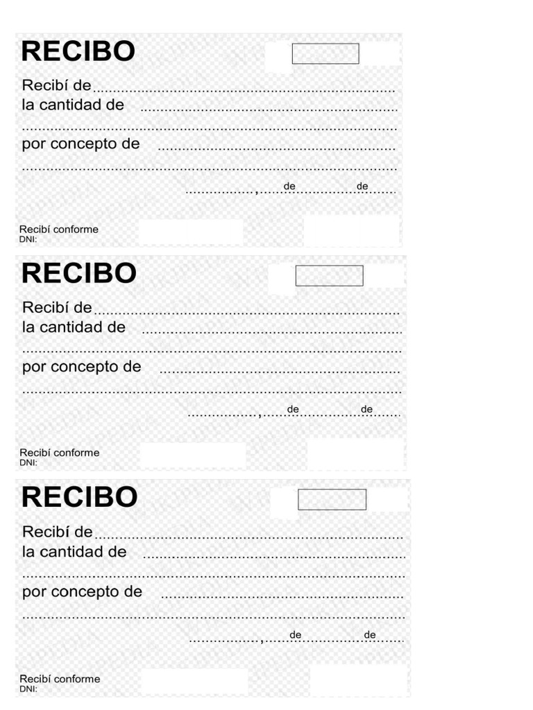 Recibos Modelo | PDF
