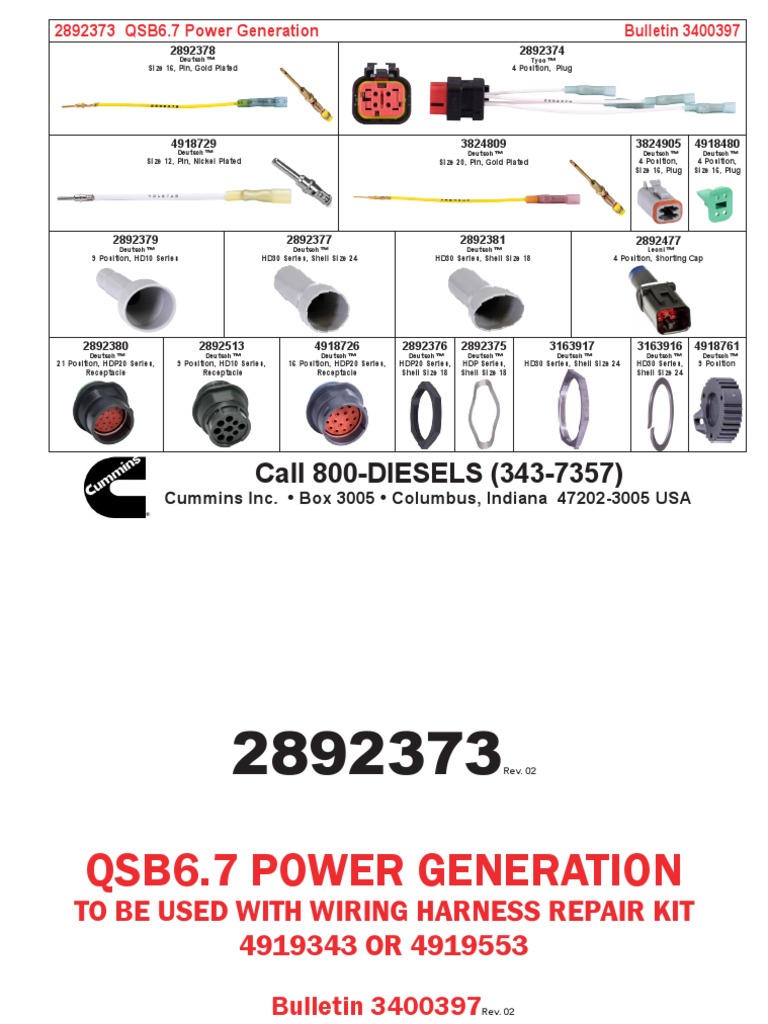 Cummins Toolkit | PDF | Electrical Engineering | Building Materials