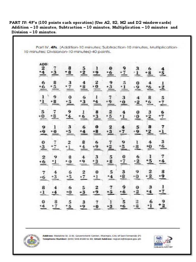 PROJECT AN GRADE 4 4Fs | PDF