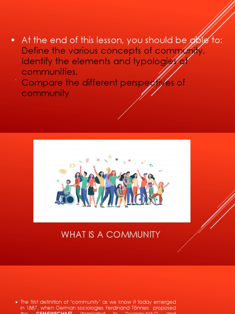 Understanding Community Definitions | PDF | Community | Behavioural ...