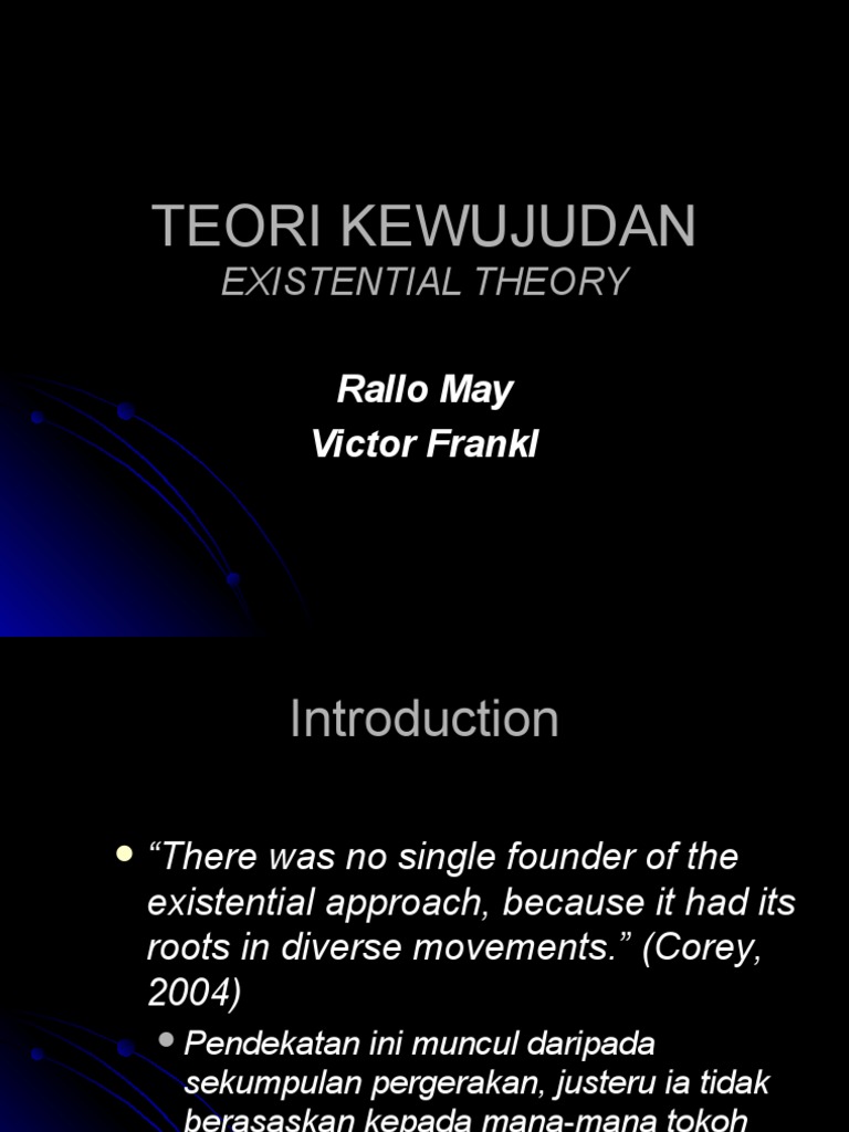 Teori Existential Pdf