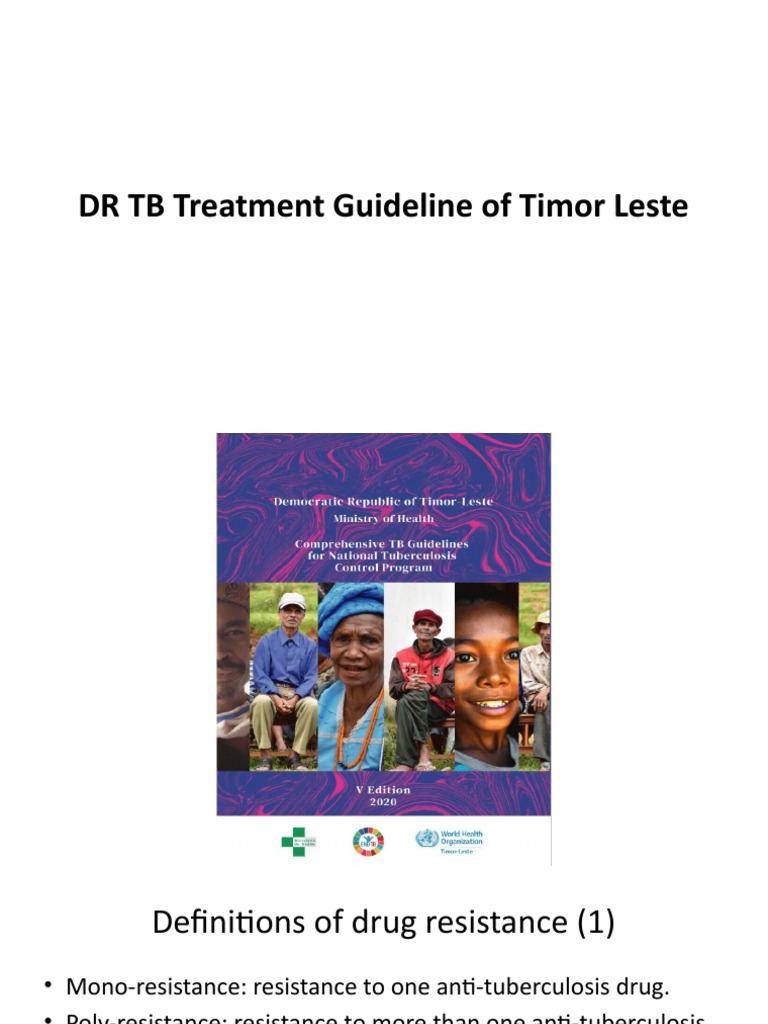 DR TB Treatment Guideline of Timor Leste - REVISED 3 March 2021 | PDF ...