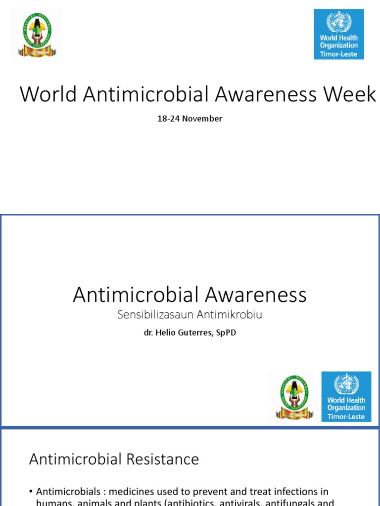 Antimicrobial Awareness | PDF | Antimicrobial Resistance | Antimicrobial