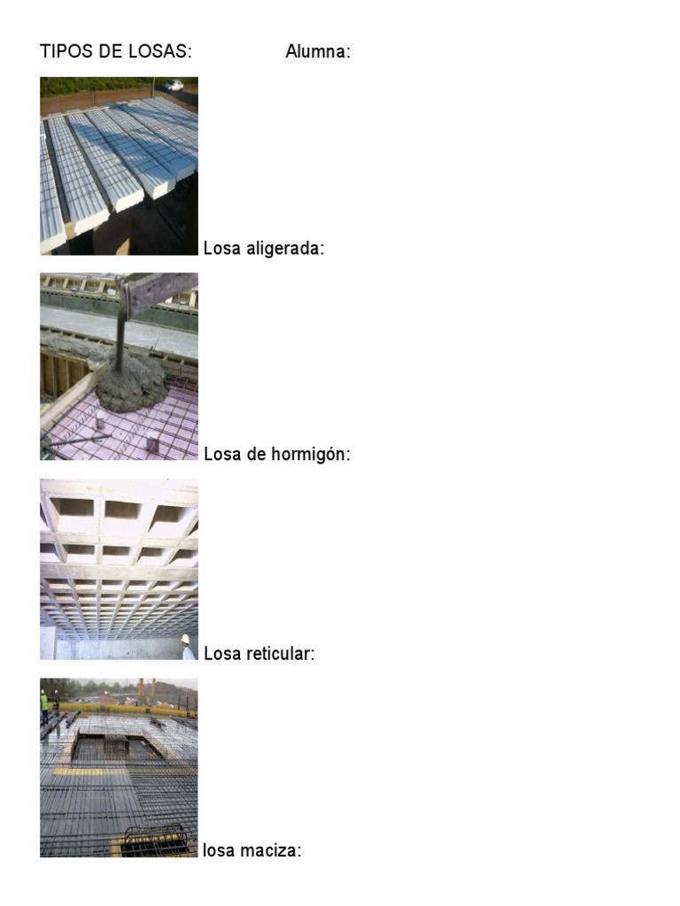 Tipos de Losas | PDF