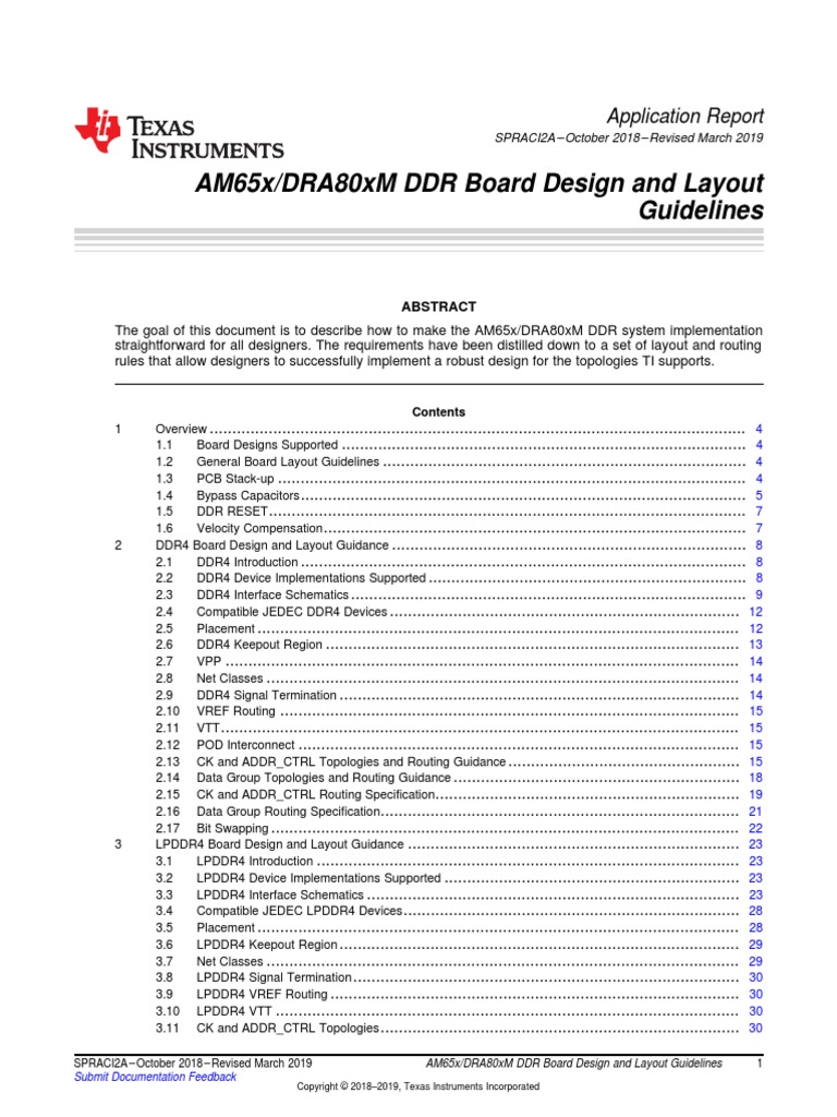 DDR TI Guidelines | PDF | Capacitor | Manufactured Goods
