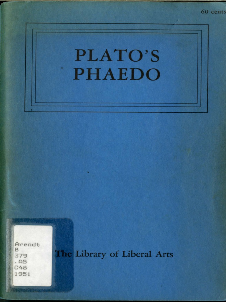 Plato Phaedo | PDF | Socrates | Plato