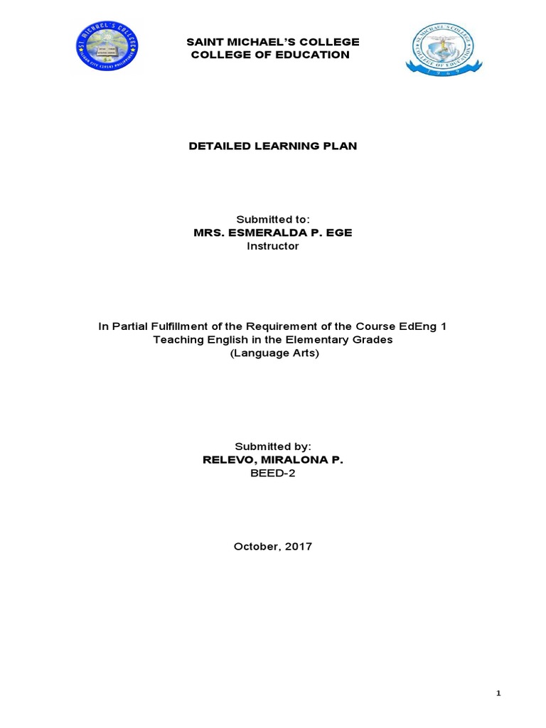 Edeng - Detailed Lesson Plan (Direct Method) | PDF | Teachers | Question