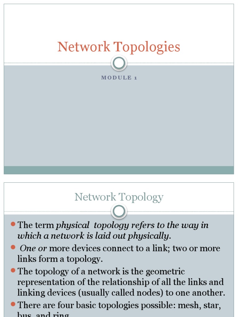Understanding Network Topologies | PDF | Network Topology | Computer ...