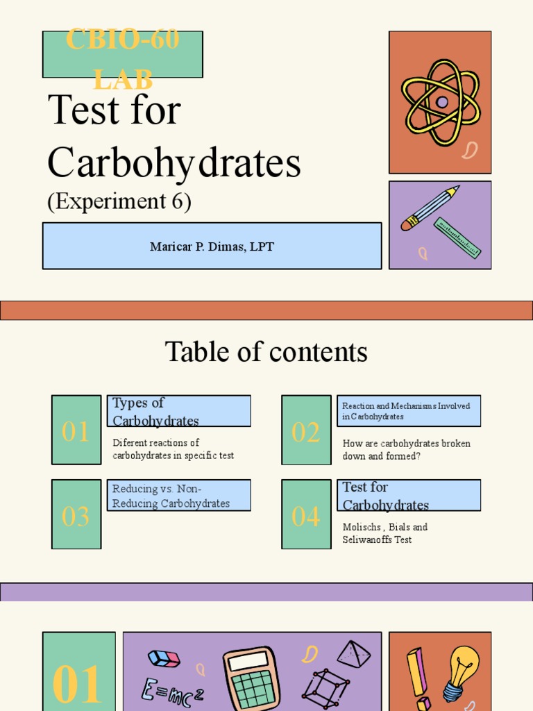 Bial's Test for Carbohydrates Explained | PDF | Chemistry | Physical ...