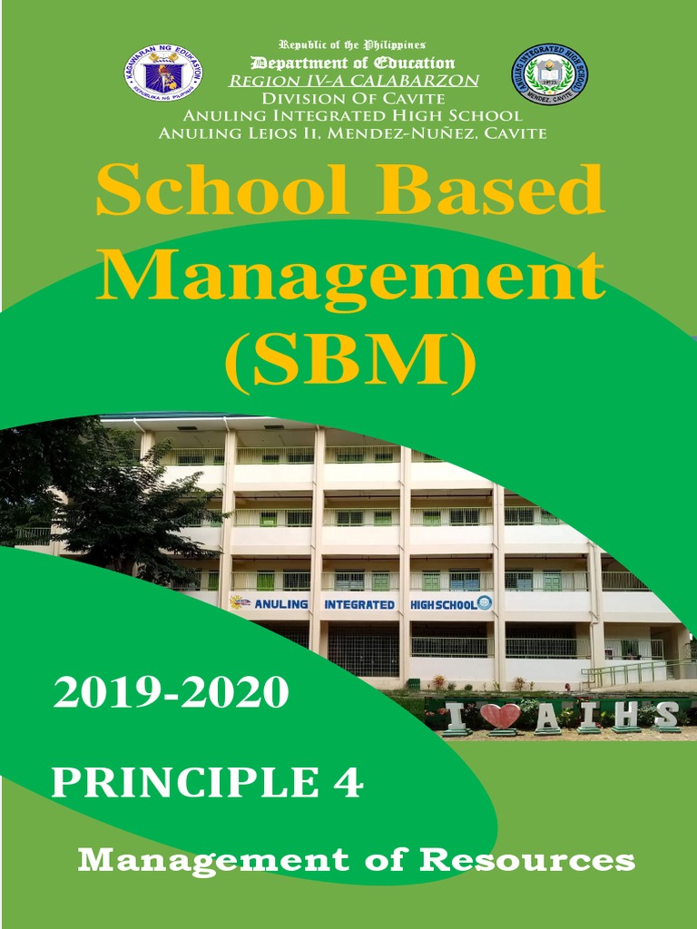 School Based Management (SBM) | PDF
