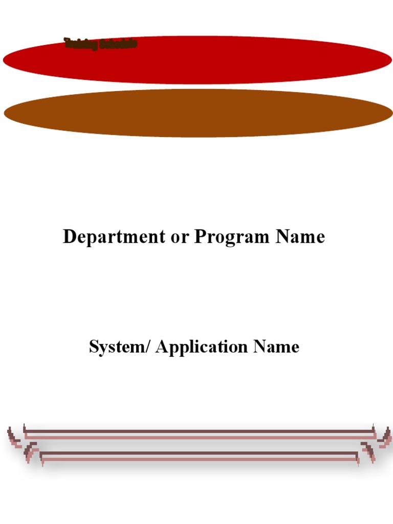 Department or Program Name | PDF | Computer File | Information ...