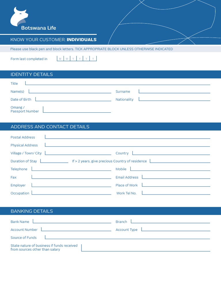 KYC Form - Individuals2 | PDF | Identity Document | Business