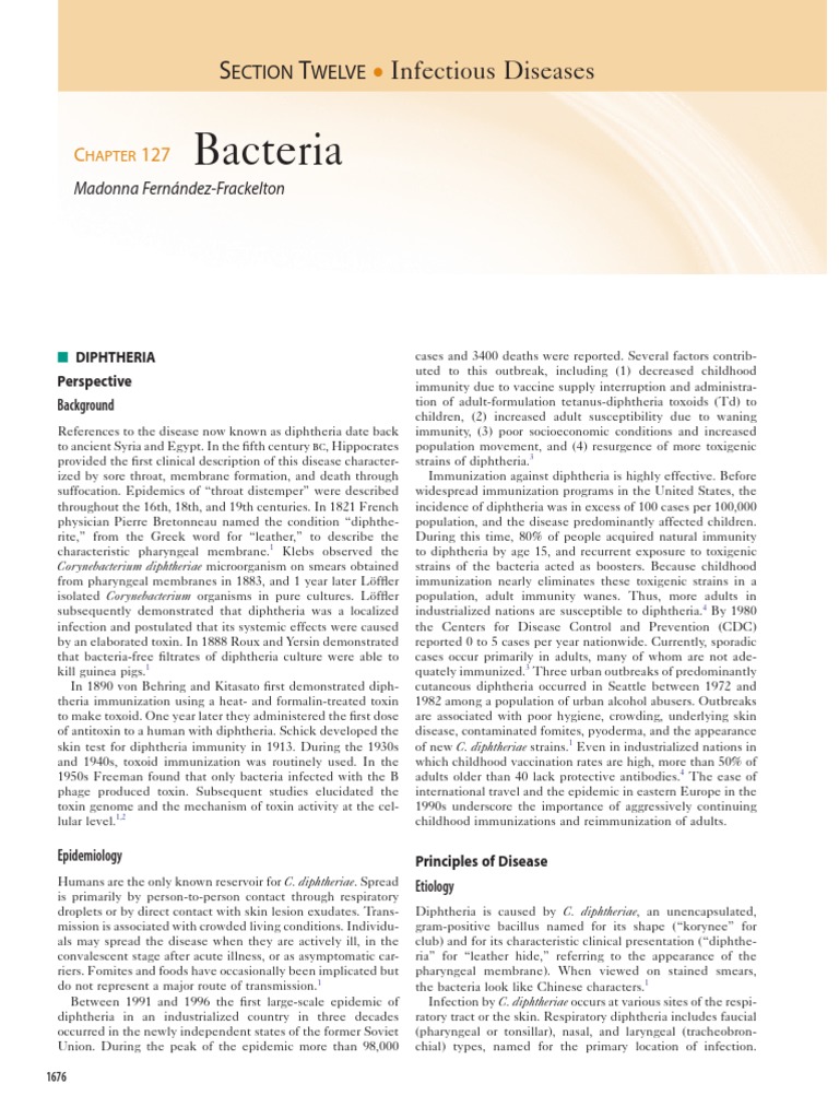 Bacteria: S T Infectious Diseases | PDF | Cough | Infection