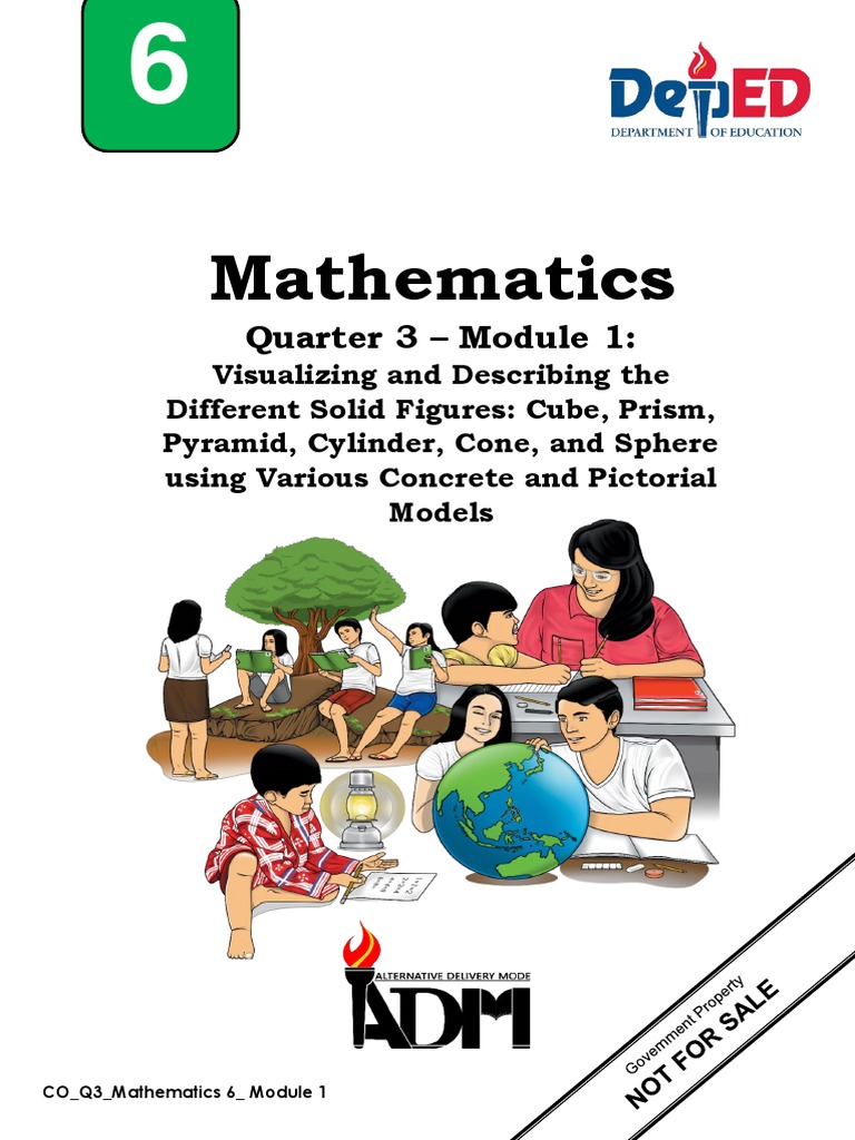 Mathematics: Quarter 3 - Module 1 | PDF | Shape | Rectangle