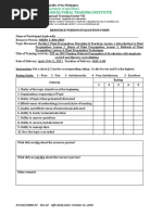 Pre - Observation Info Form | PDF | Teaching Method | Teachers