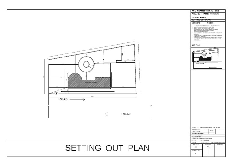 Setting Out Plan: Project Name | Download Free PDF | Economic Sectors ...