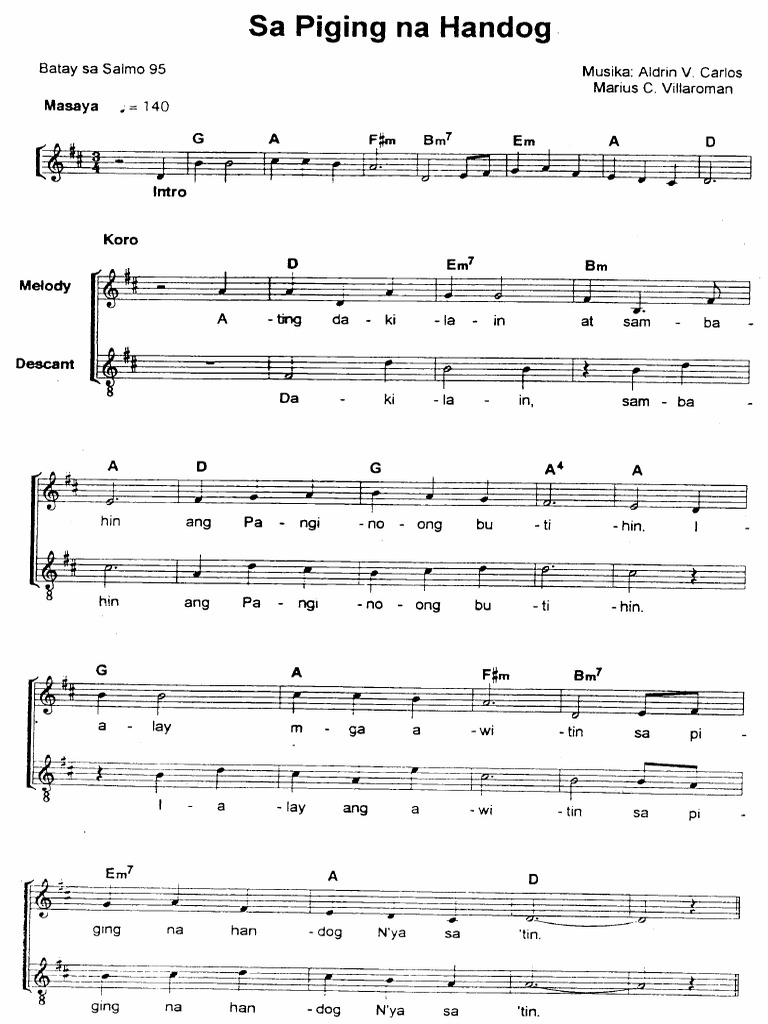 Sa Piging Na Handog | PDF