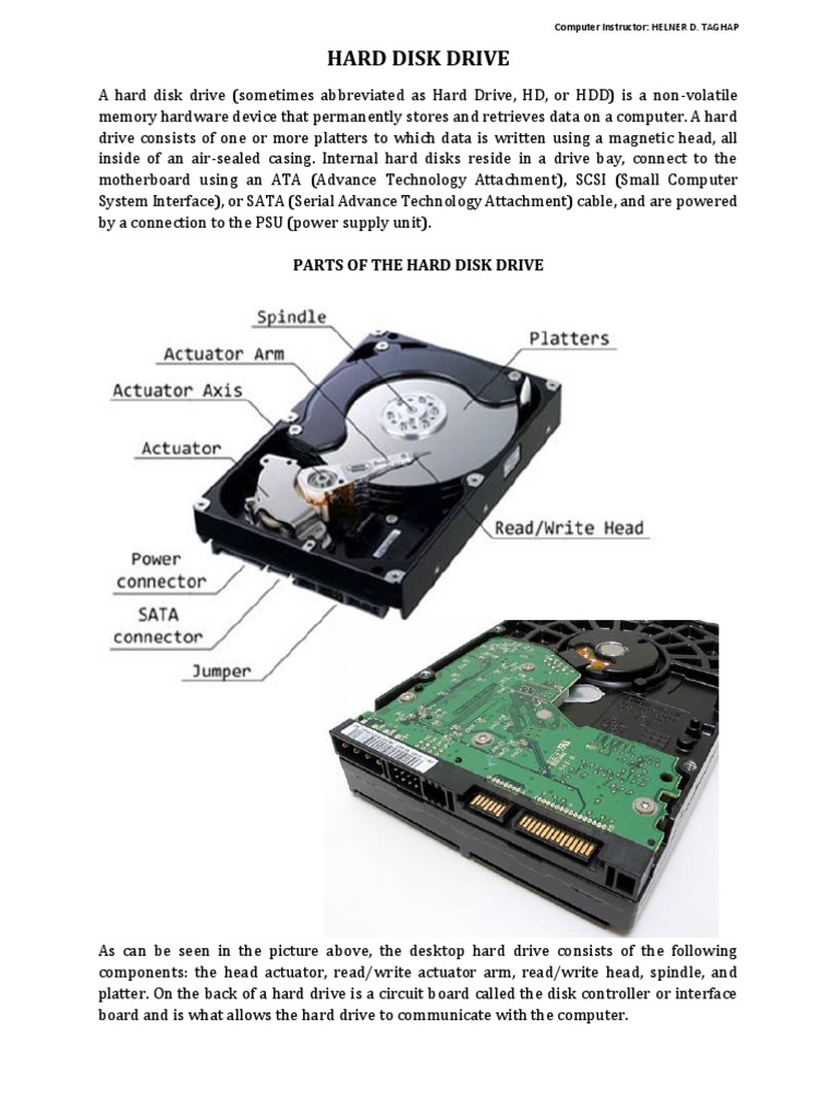 Hard Disk Drive | PDF | Hard Disk Drive | Solid State Drive