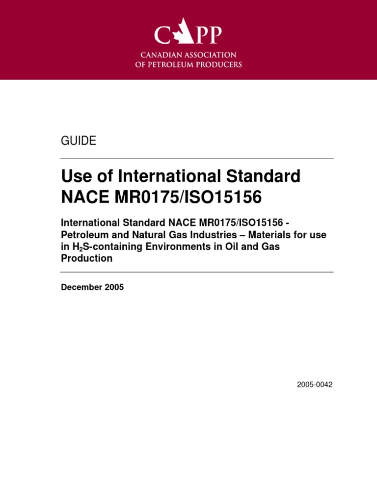 Nace Mr0175 | PDF | Stainless Steel | Steel