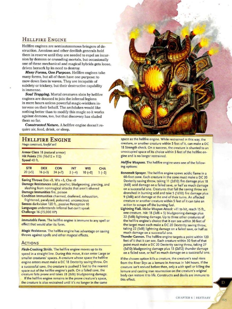 Hellfire Engine | PDF