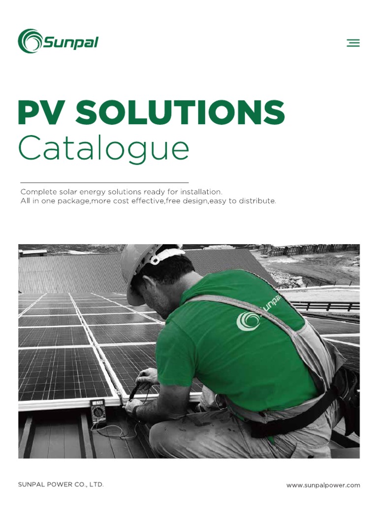 Sunpal Solar PV System Catalog | PDF