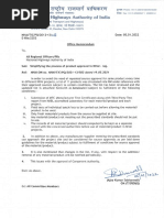 NHAI Policy Circular No.10.2.43 | PDF