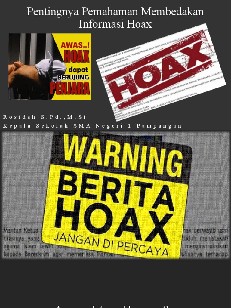Hoax | PDF | Pengembangan Diri | Fiksi Misteri, Thriller, & Kejahatan