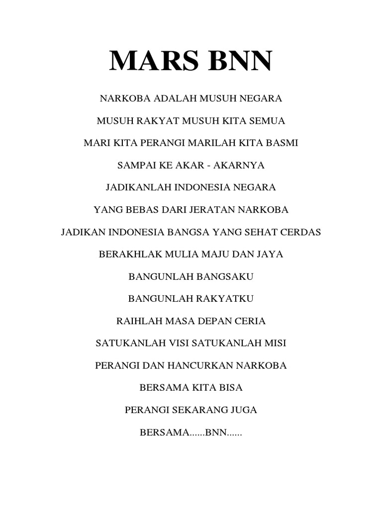 Mars BNN | PDF | Perjalanan